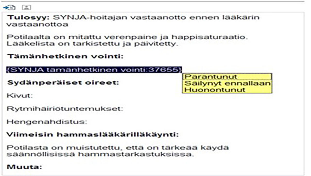 Haastattelurunko apuna synnynnäisesti sydänvikaisen potilaan ...